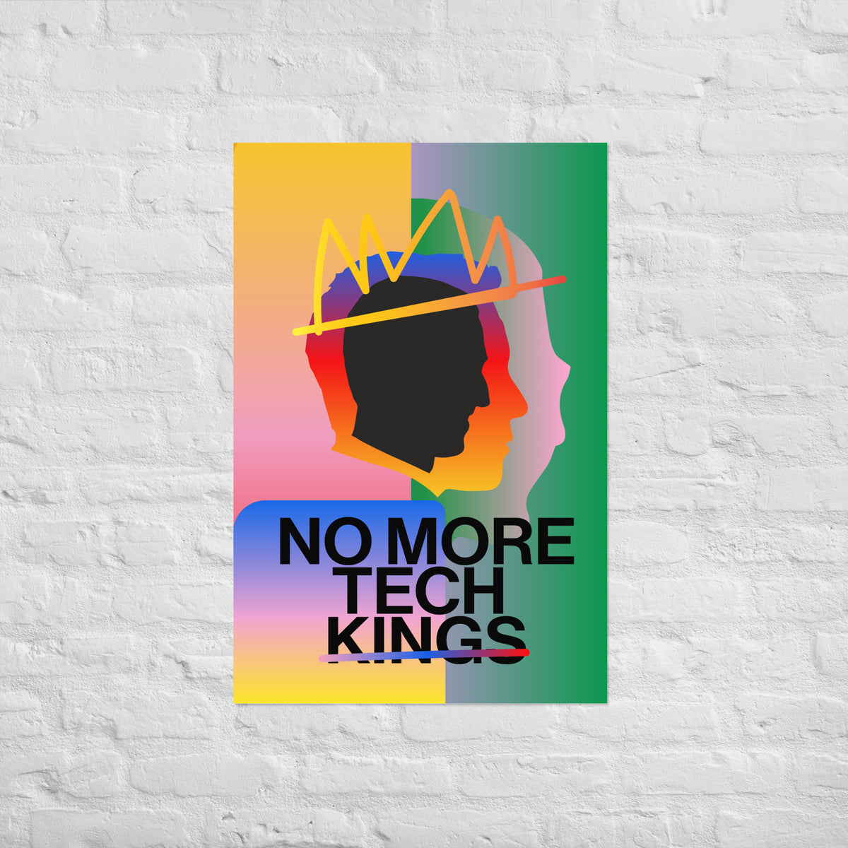 No More Tech Kings Poster – Fight for the Future